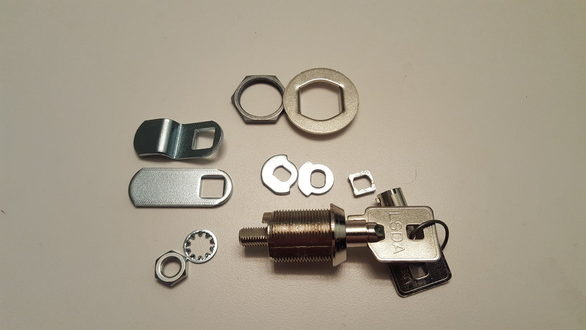 LSDA Cabinet Locks, Cam Lock, Tubular Key